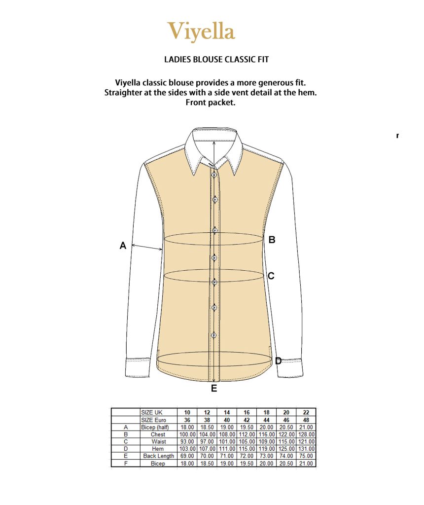 Viyella 80/20 Multicoloured Block Check Ladies Blouse - Viyella