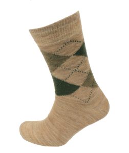 Viyella Mens Short Wool Argyle Socks Made In England - Viyella